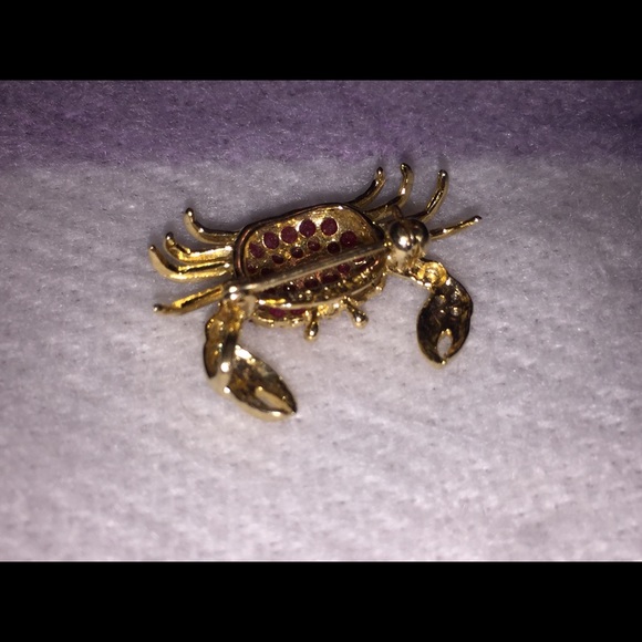 DePaula Jewelers | Jewelry | Rubydiamond Crab Pendant Brooch Pin | Poshmark